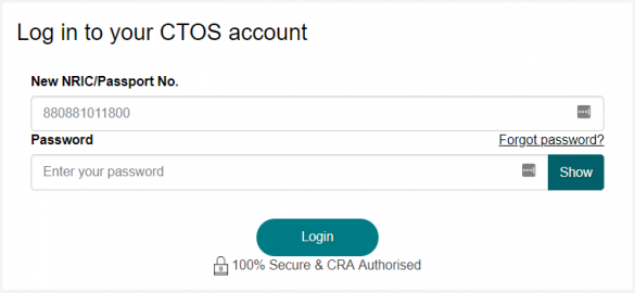 Semakan CTOS Online (Cara Mendapatkan Laporan Kredit)